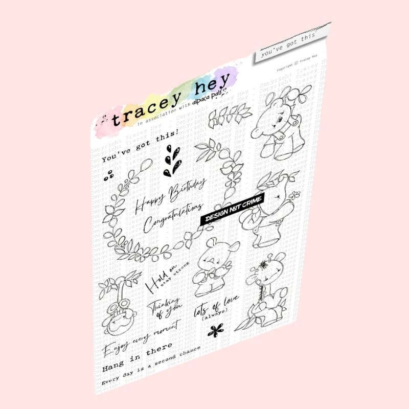 Sellos You’ve Got This Tracey Hey A5 - Scrapttina